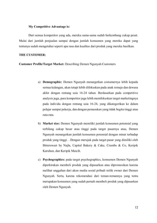 PROPOSAL BISNIS DEMEN NGUNYAH | PDF