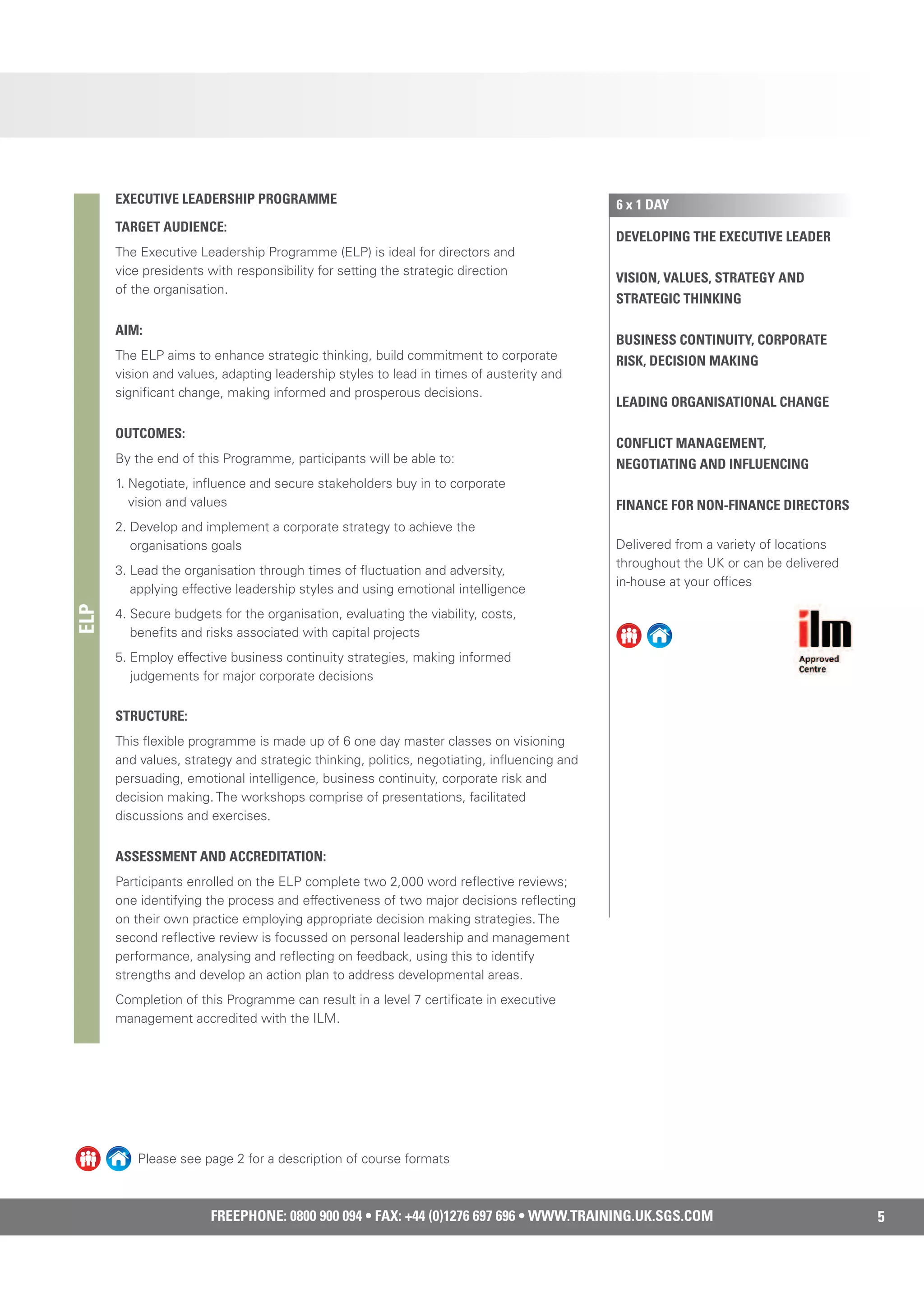 SGS Leadership and Management Solutions | PDF