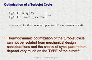Gas Turbine Cycles for Aircraft Propulsion | PPT