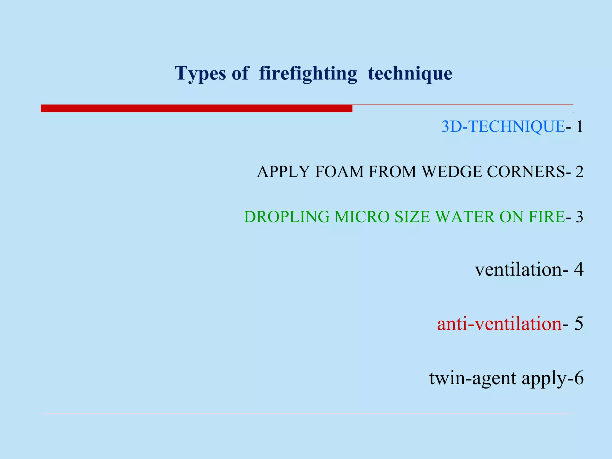 technical firefighting | PPT