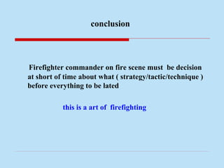technical firefighting | PPT