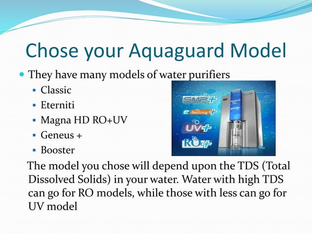AQUAGUARD: Best and Trusted Water Purifier | PPTX | Indoor ...