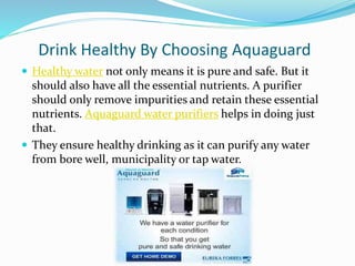 AQUAGUARD: Best and Trusted Water Purifier | PPTX