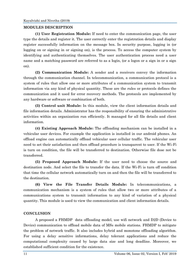 Depiction Optimization of Overdue Wi-Fi Offloading in Heterogeneous Systems | PDF | Internet ...