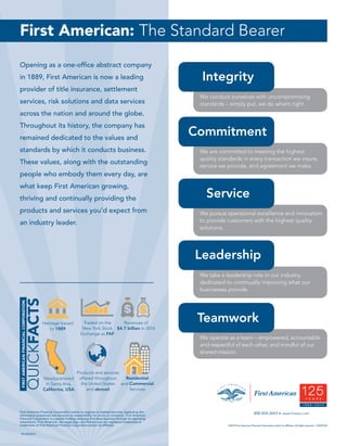 FA Values Intro Flyer | PDF