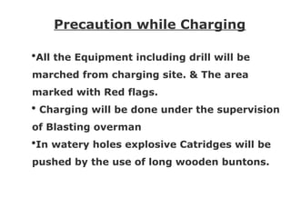 blasting, blasting bits and methodology of blasting | PPT