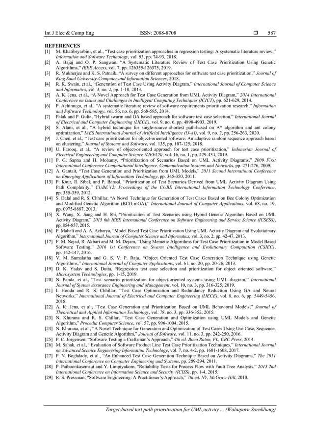 Target Based Test Path Prioritization For Uml Activity Diagram Using Weight Assignment Methods Pdf