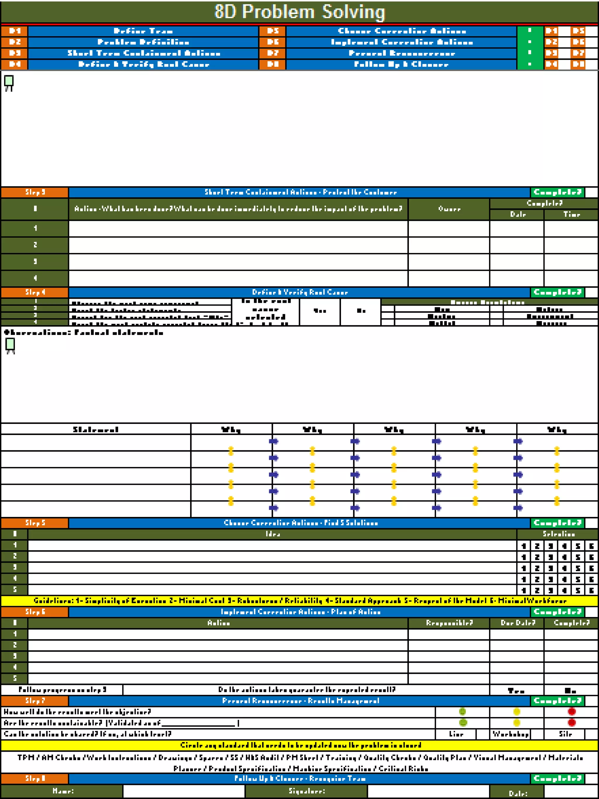 8D Problem Solving | PDF