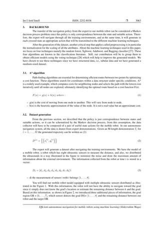Efficient autonomous navigation for mobile robots using machine learning | PDF