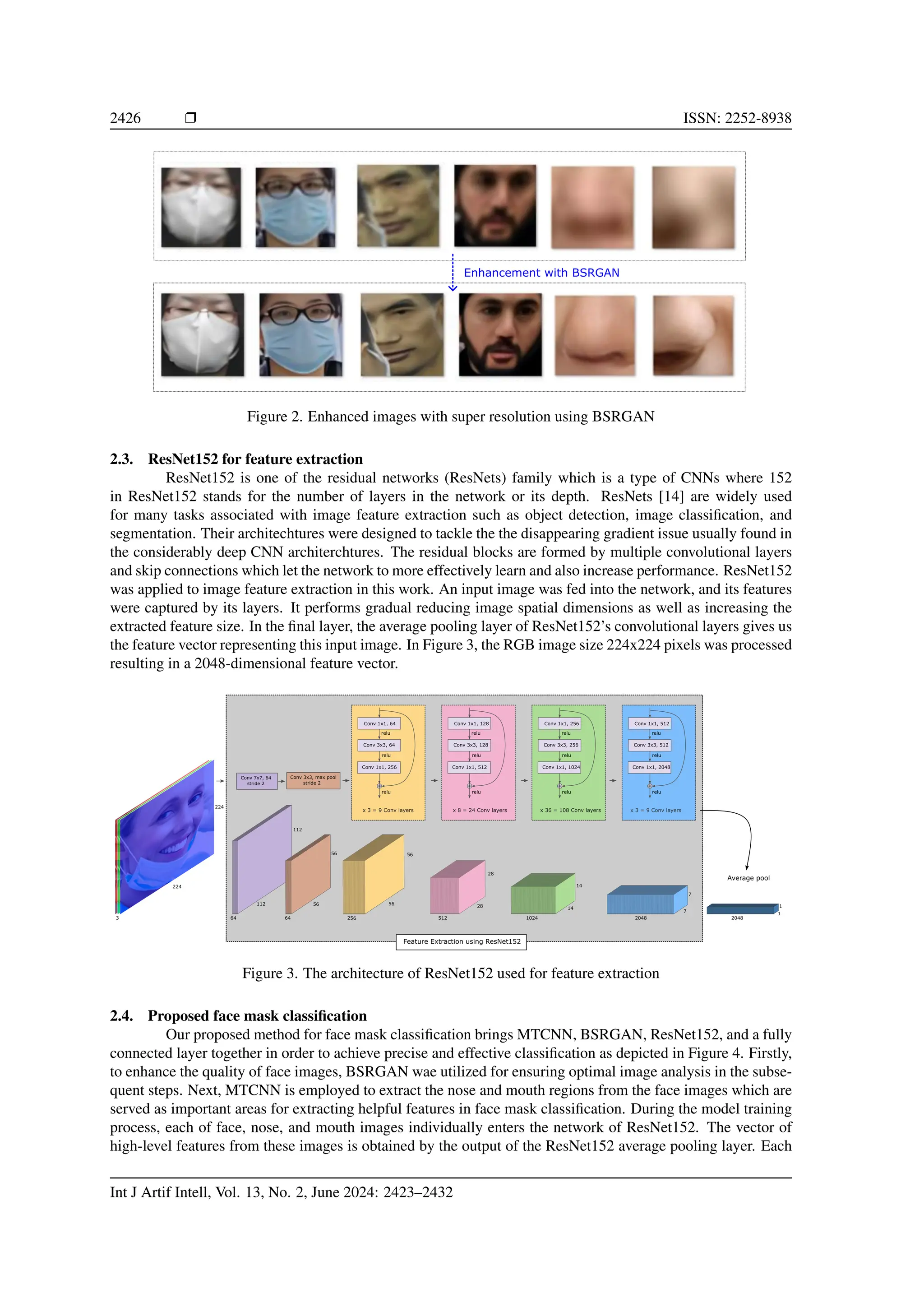 Face mask classification using convolutional neural networks with facial image regions and super ...