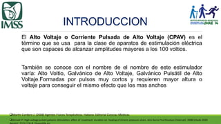 Alto voltaje corriente de electroterapia | PDF