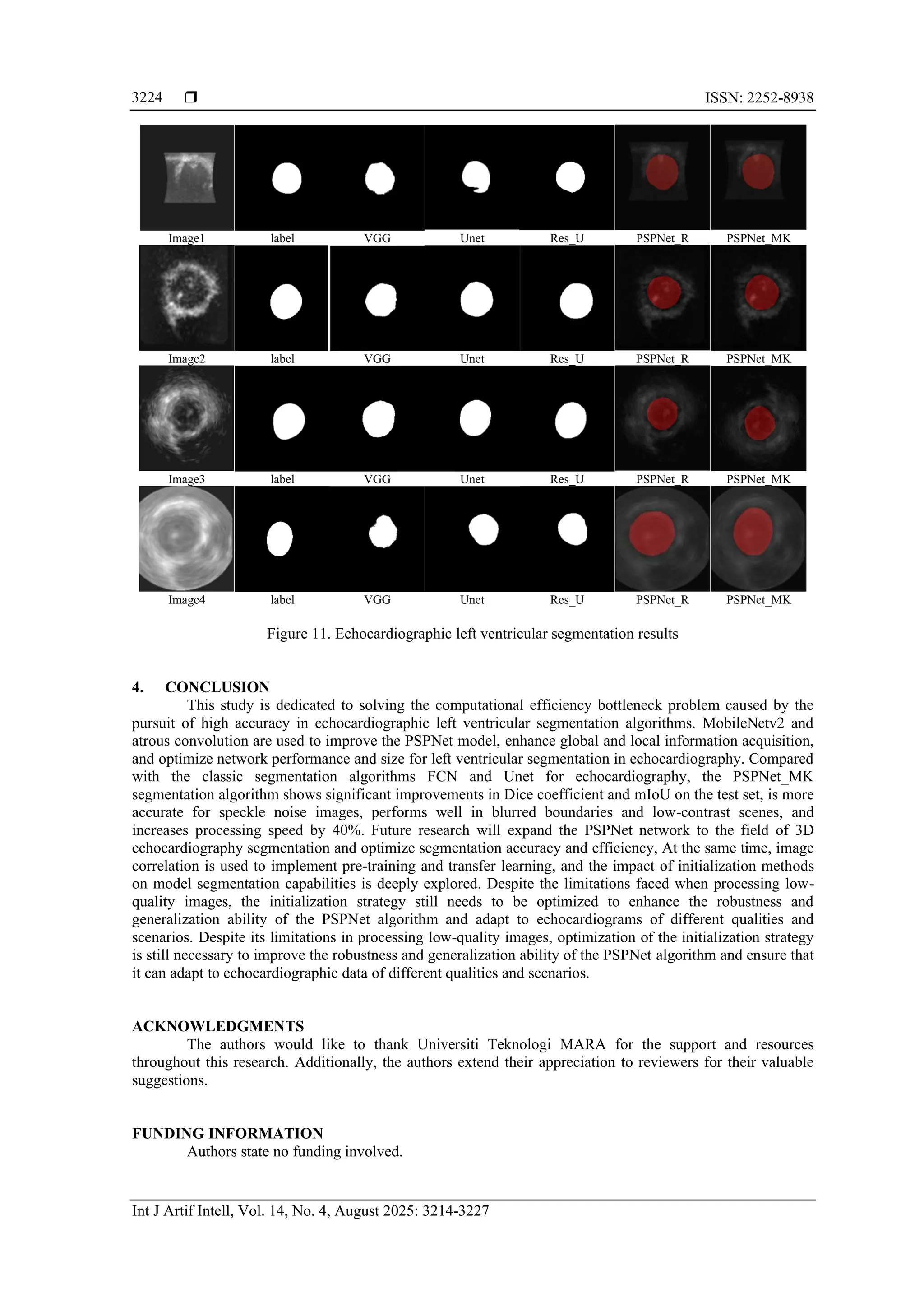 Comparative evaluation of left ventricle segmentation using improved ...