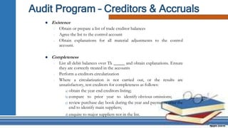 Presentation 3 - Audit Program & Procedure | PPT