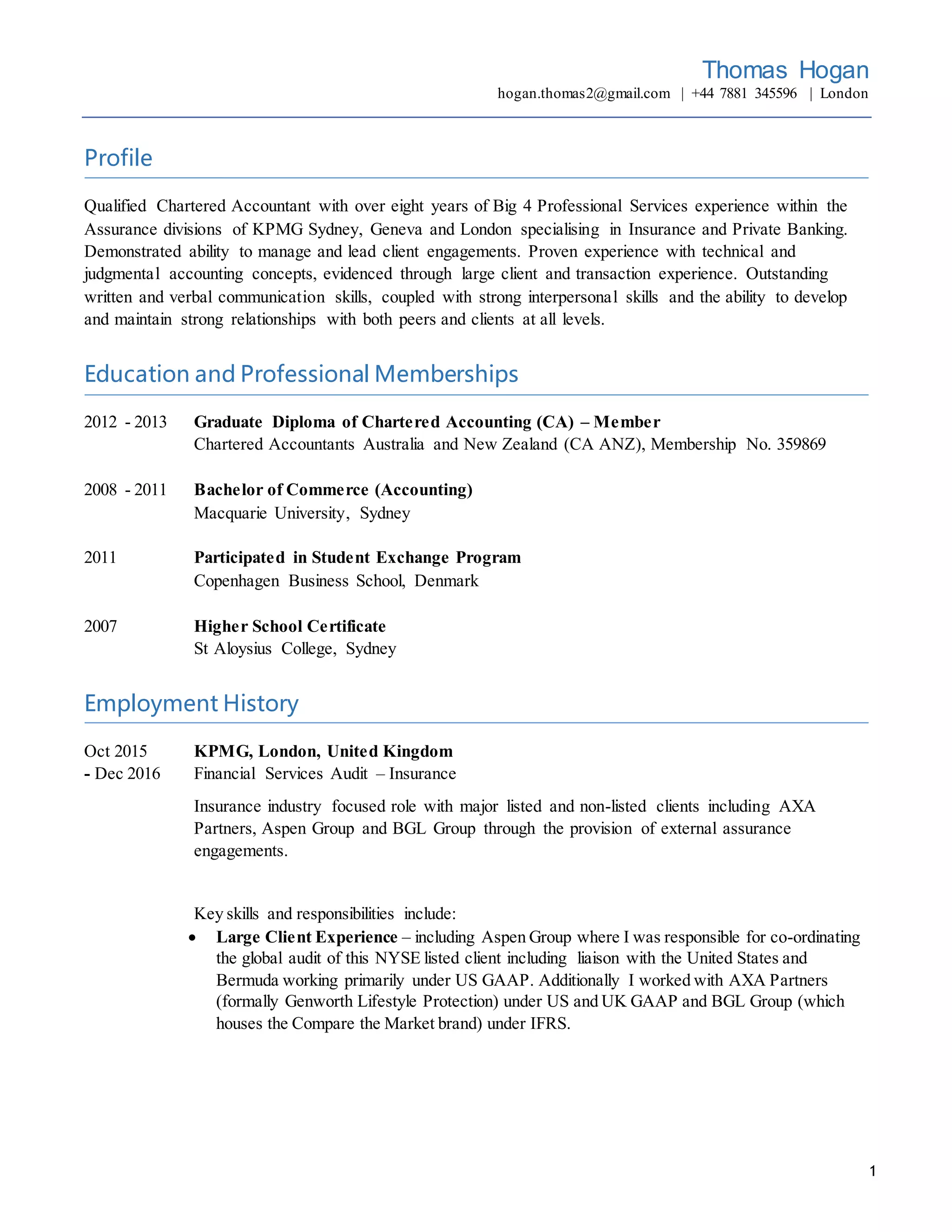 Thomas Hogan Resume | DOCX