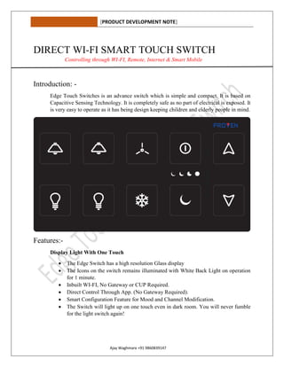 SMART SWITCH DEVELOPMENT NOTE | PDF