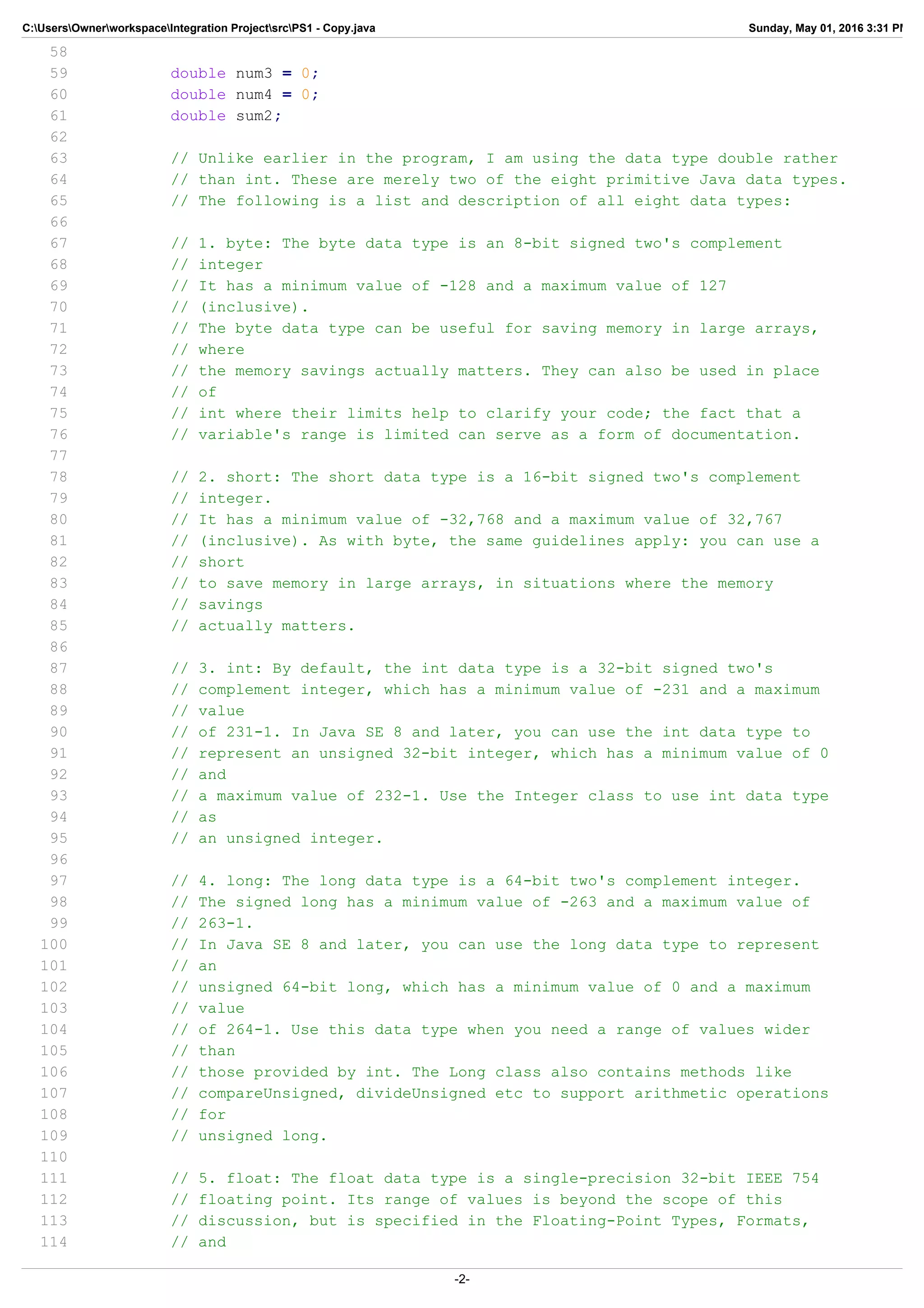 PSI 3 Integration | PDF | Programming Languages | Computing