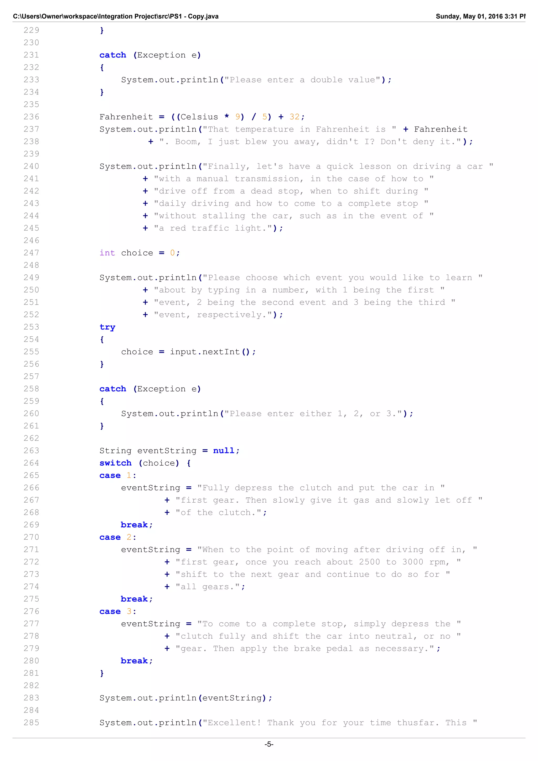 PSI 3 Integration | PDF | Programming Languages | Computing