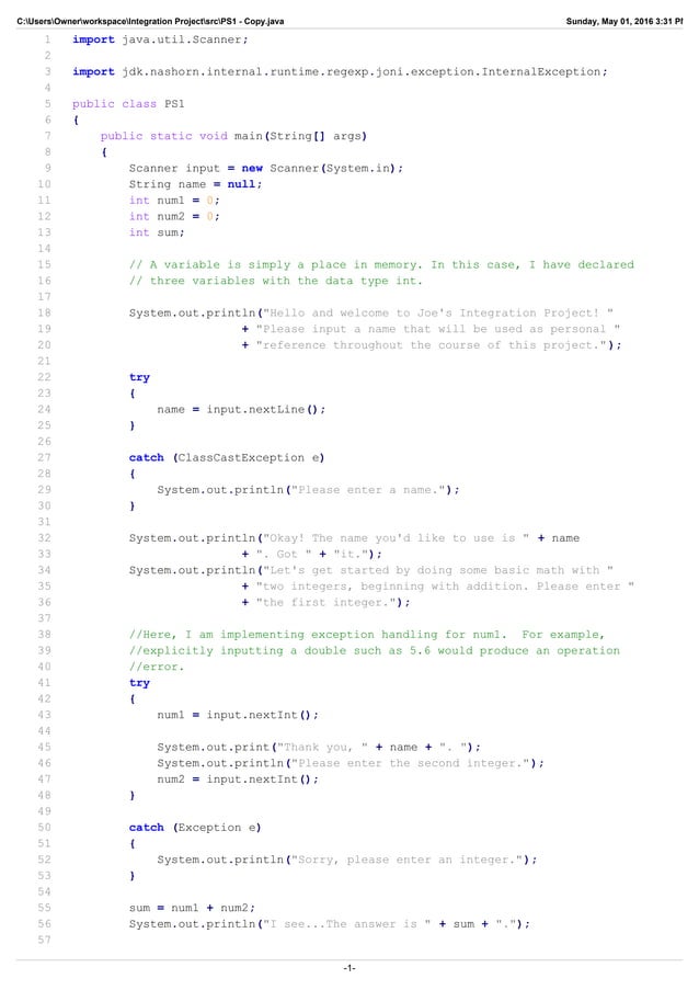 PSI 3 Integration | PDF | Programming Languages | Computing