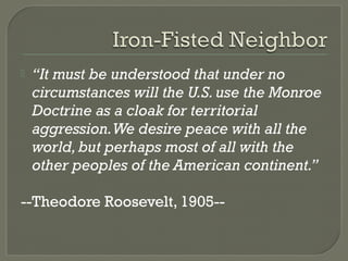 U.S. Foreign Policy from 1901 to 1917 (pp. 603--610) | PPT