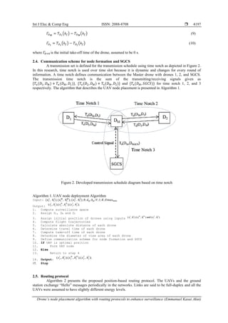 Drone’s node placement algorithm with routing protocols to enhance surveillance | PDF | Computer ...