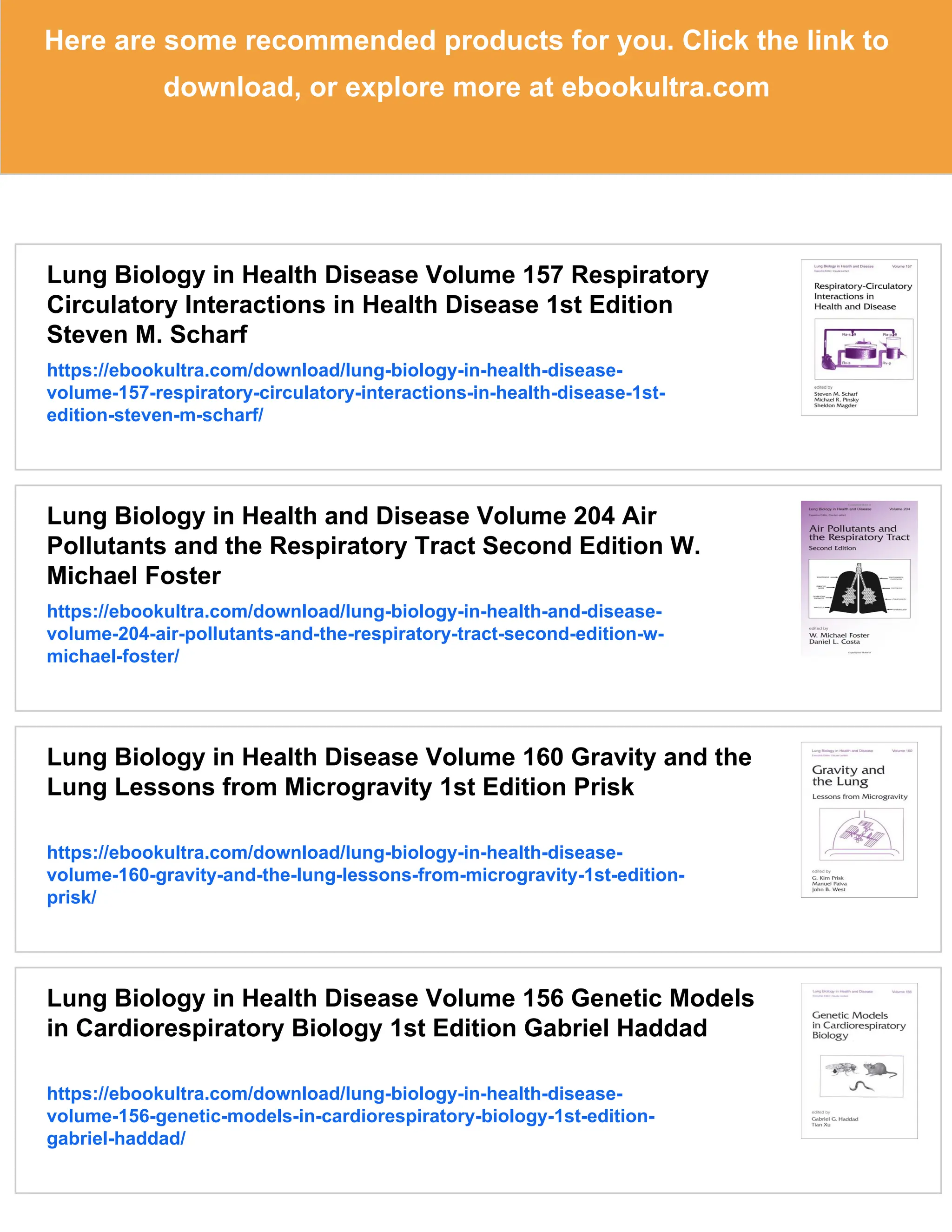 Lung Biology in Health and Disease Volume 179 Acute Respiratory ...