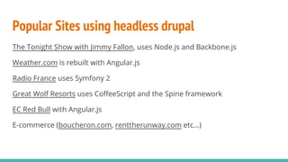 HeadLess Drupal | PPT