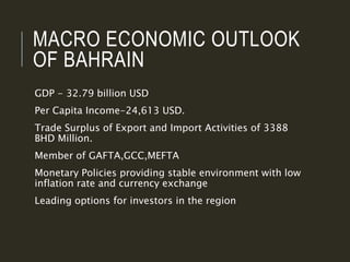 COMPARATIVE STUDY OF LOGISTICS IN BAHRAIN AND UAE2 | PPTX
