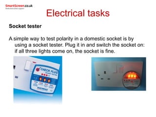 Undertake basic electrical tasks | PPT