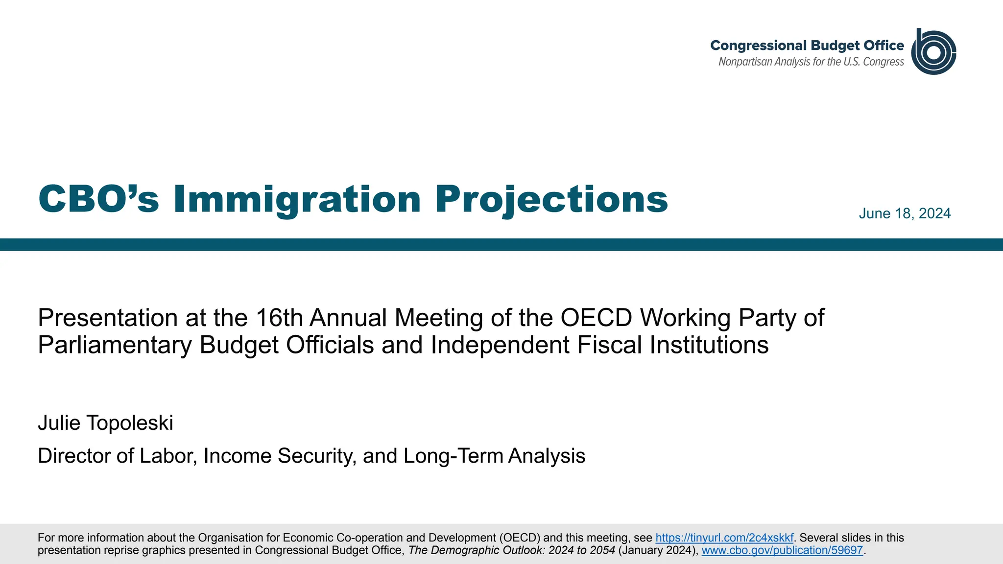 CBO's Immigration Projections - Presentation | PPT