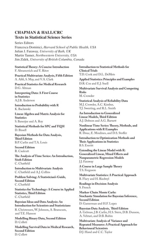 Introduction To Multivariate Analysis Linear And Nonlinear Modeling ...