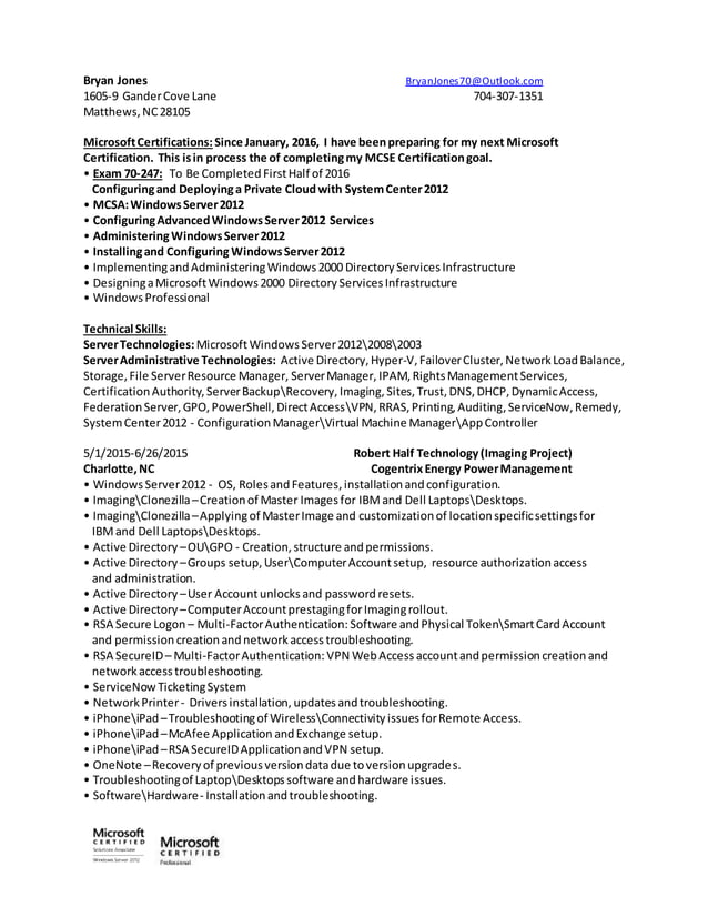 Bryan Jones - Resume | DOCX