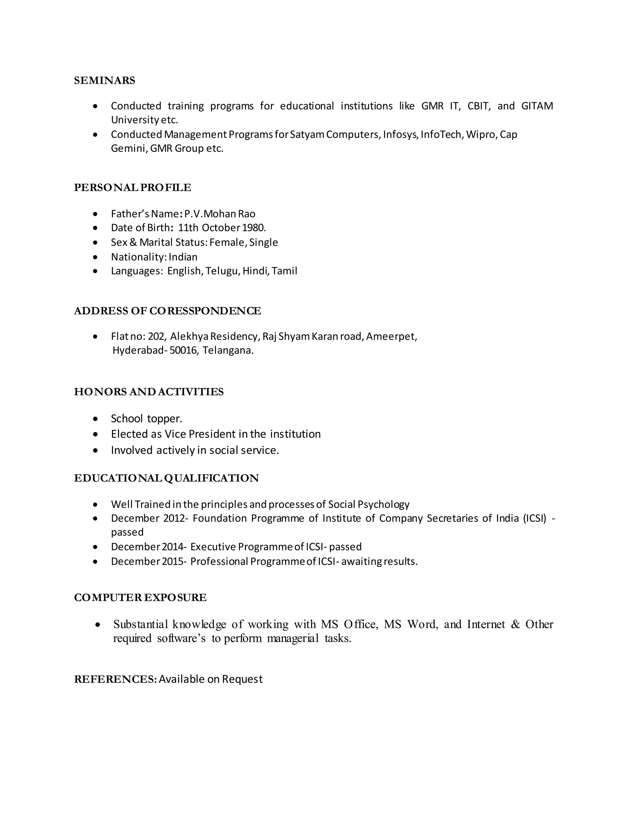 Thanuja Resume | DOCX