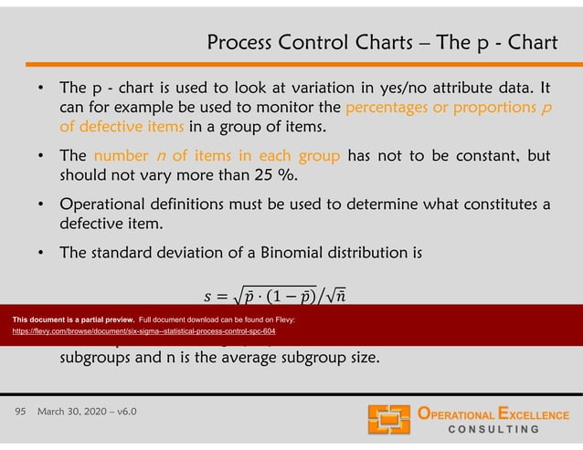 Six Sigma - Statistical Process Control (SPC) | PPT