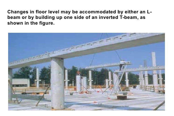 L- beams or flanged beams