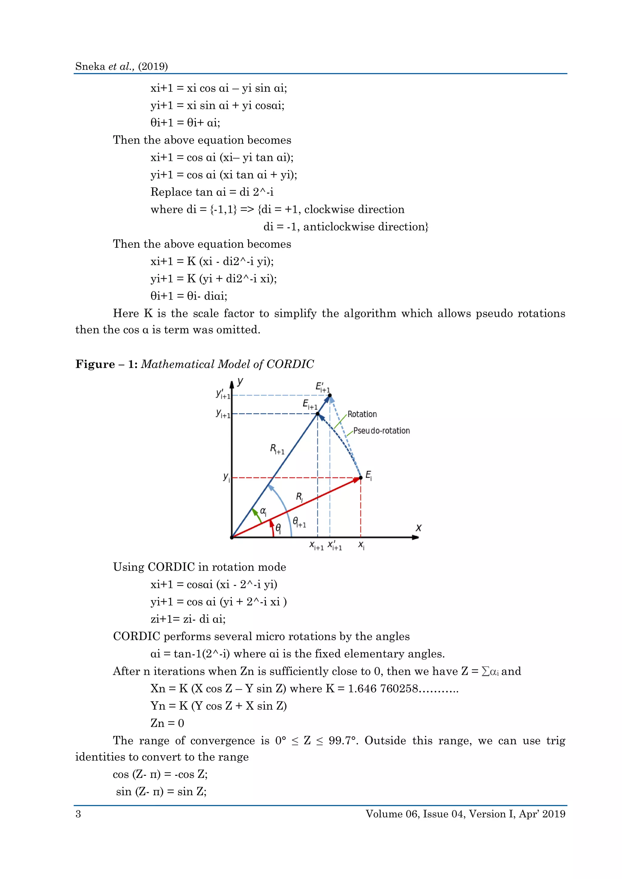 Realization of Direct Digital Synthesis in Cordic Algorithm | PDF