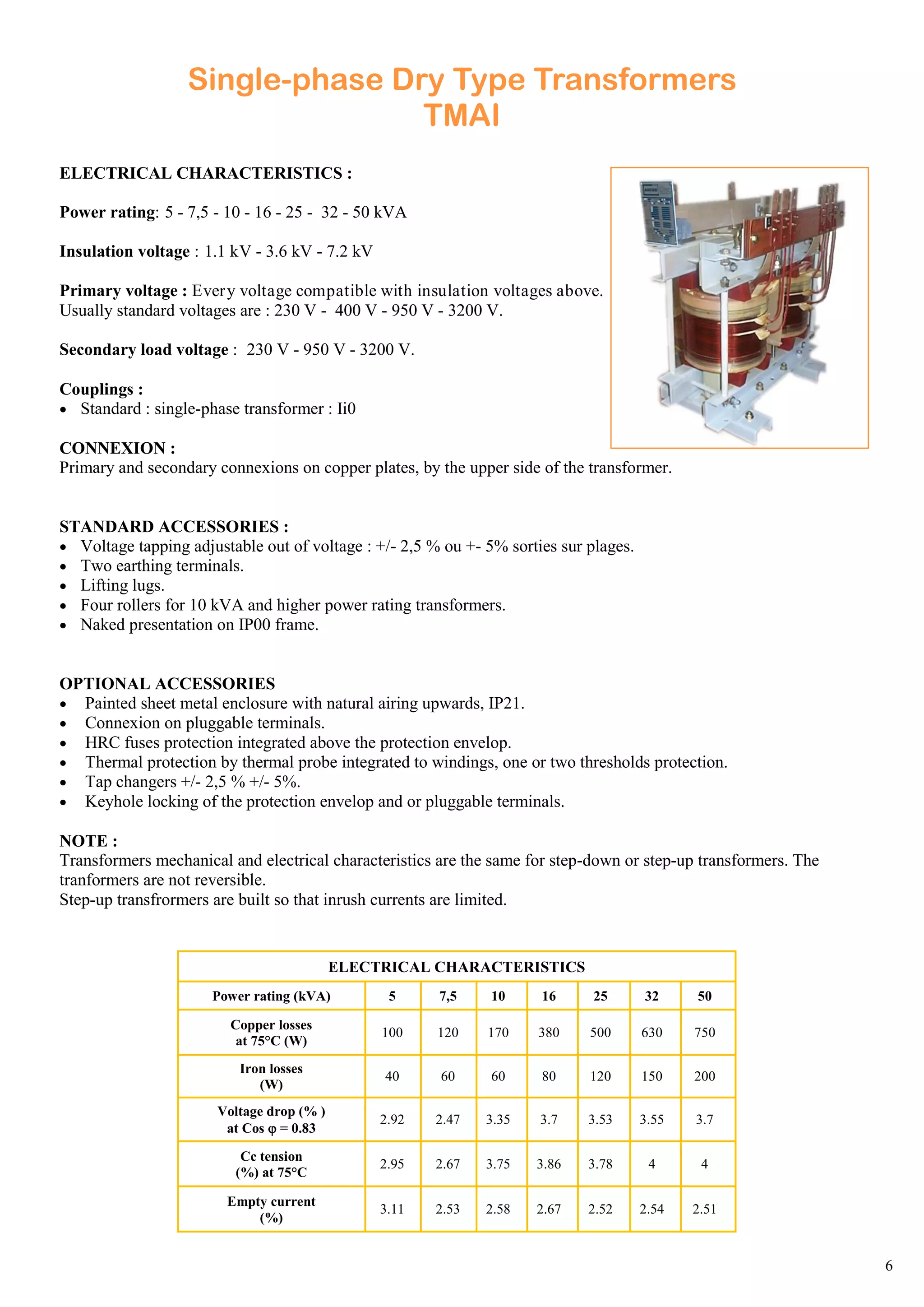 dry type transformer | PDF