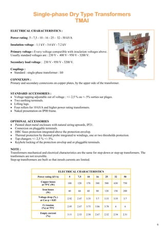 dry type transformer | PDF
