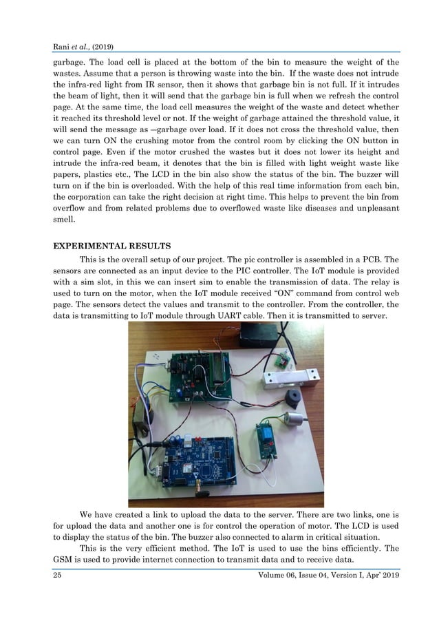 IoT Based Solid Waste Management | PDF