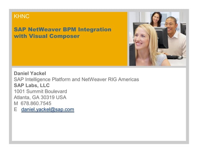 Integrating Visual Composer UI with BPM - Webinar Presentation | PDF ...