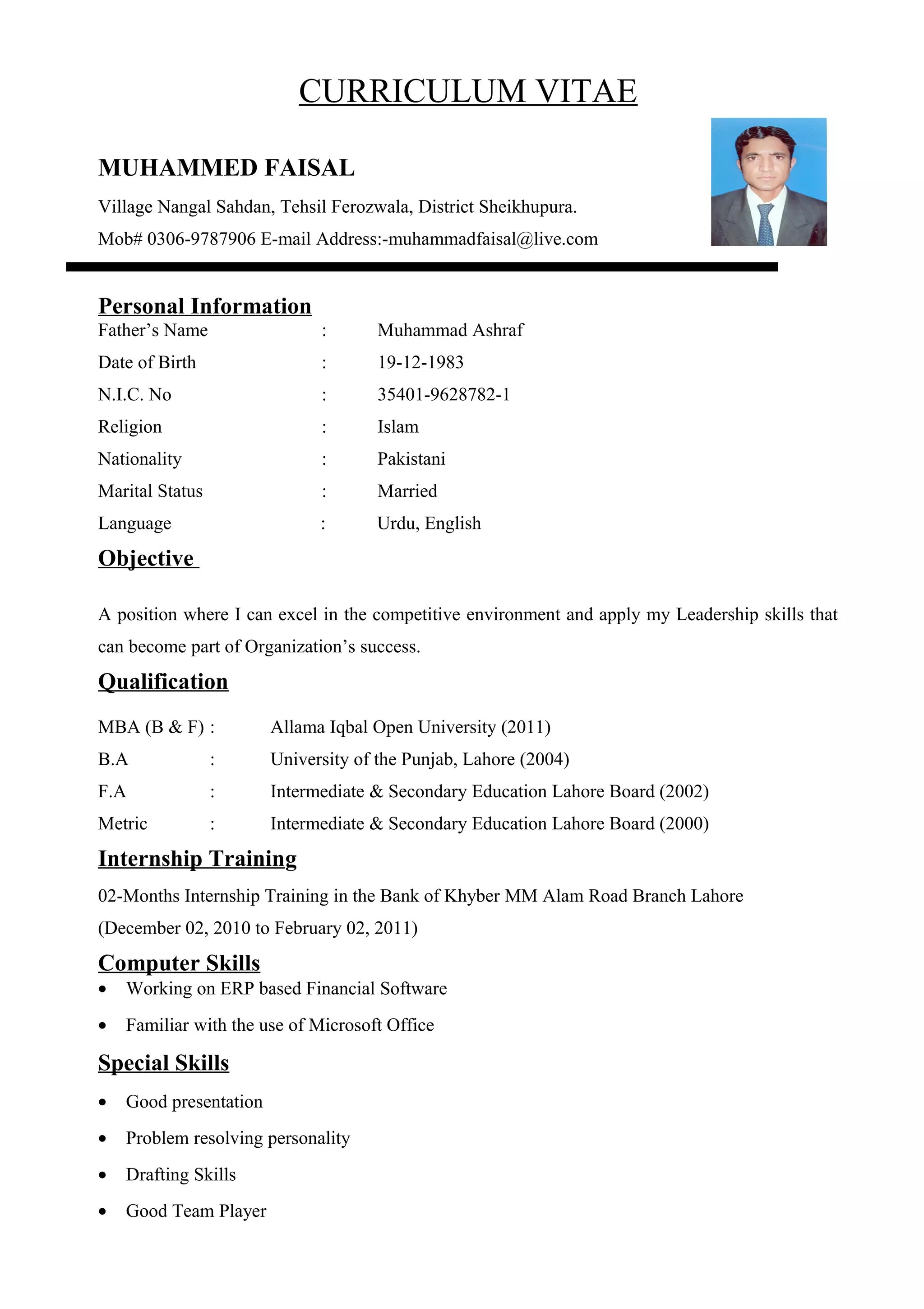 Muhammad Faisal | DOC