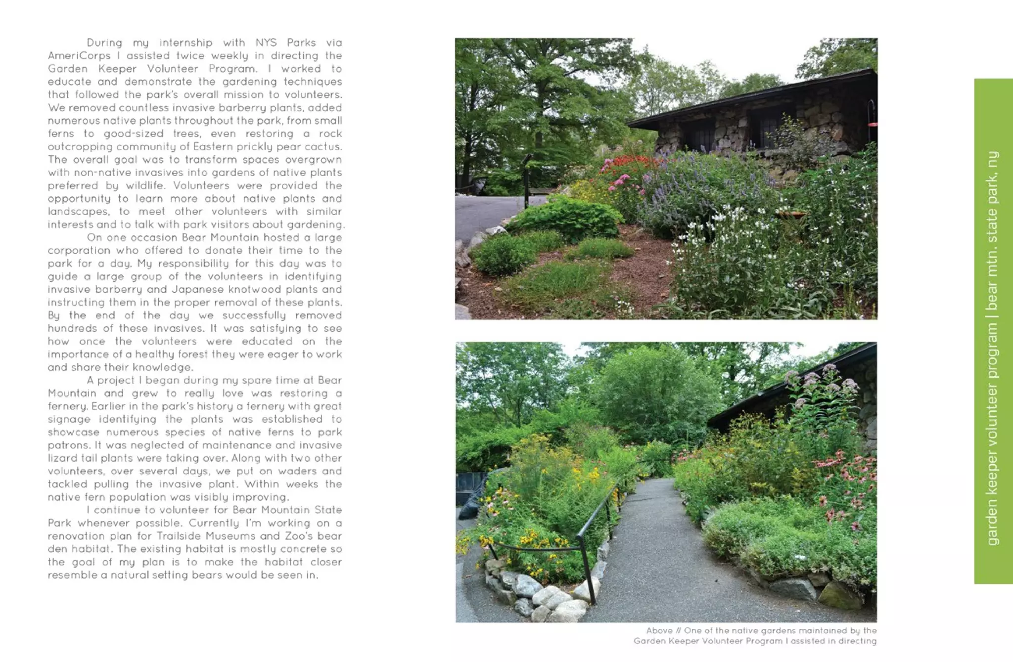 Portfolio Sample | Garden Keeper Volunteer Program | PDF