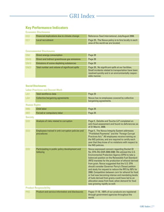 2008 Novus Sustainability Report | PDF | Agriculture | Industries