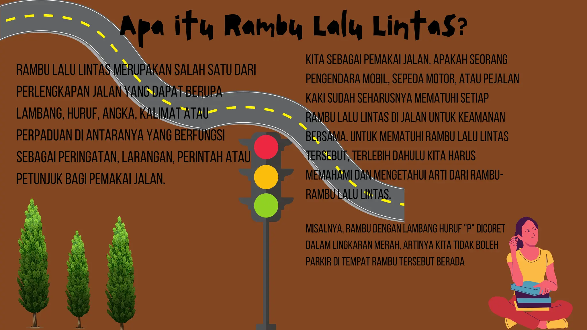 Macam macam Rambu lalu lintas serta aturan menyeberang | PPT