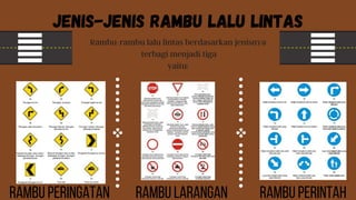 Macam macam Rambu lalu lintas serta aturan menyeberang | PDF