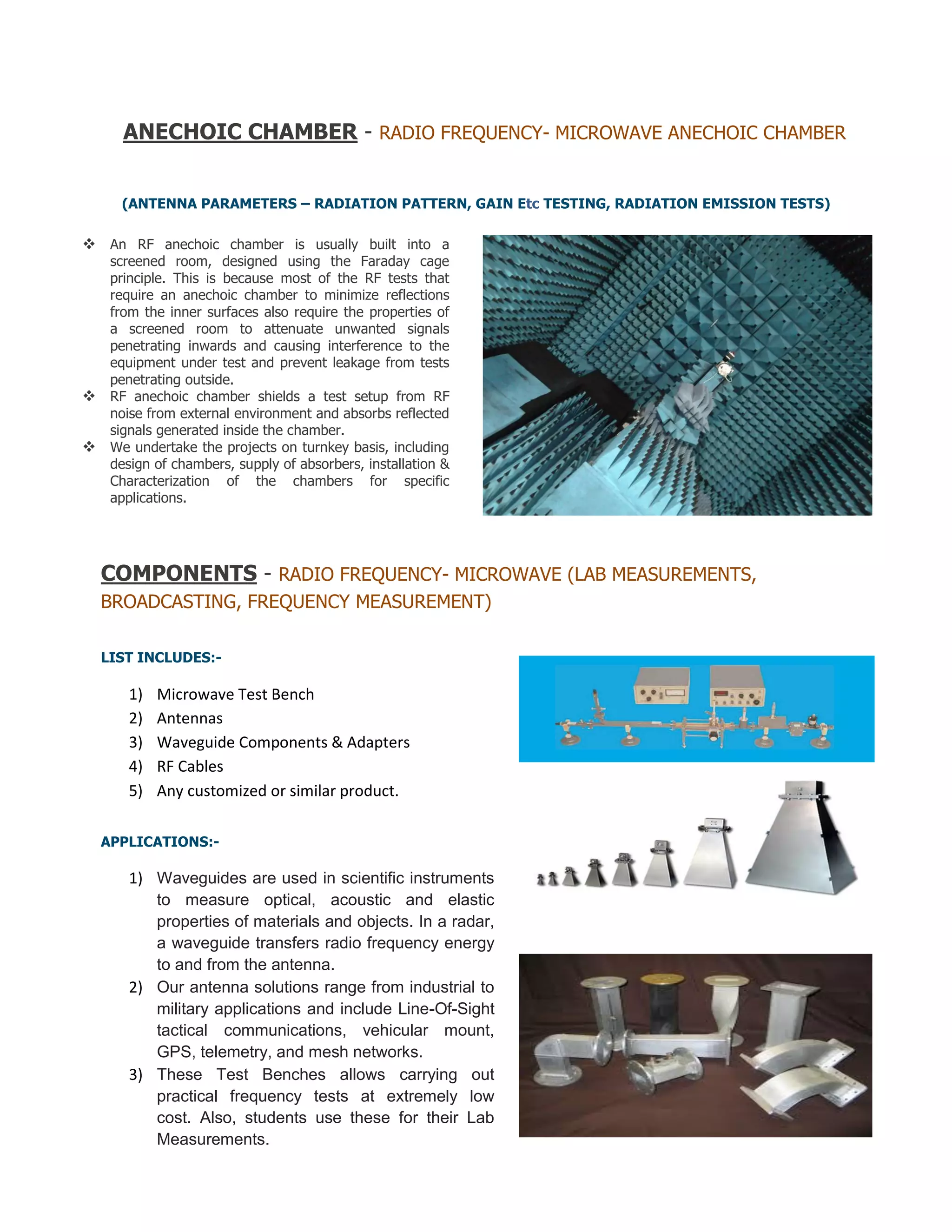 Description Of Products | PDF