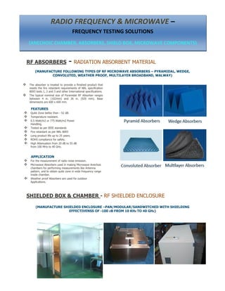 Description Of Products | PDF