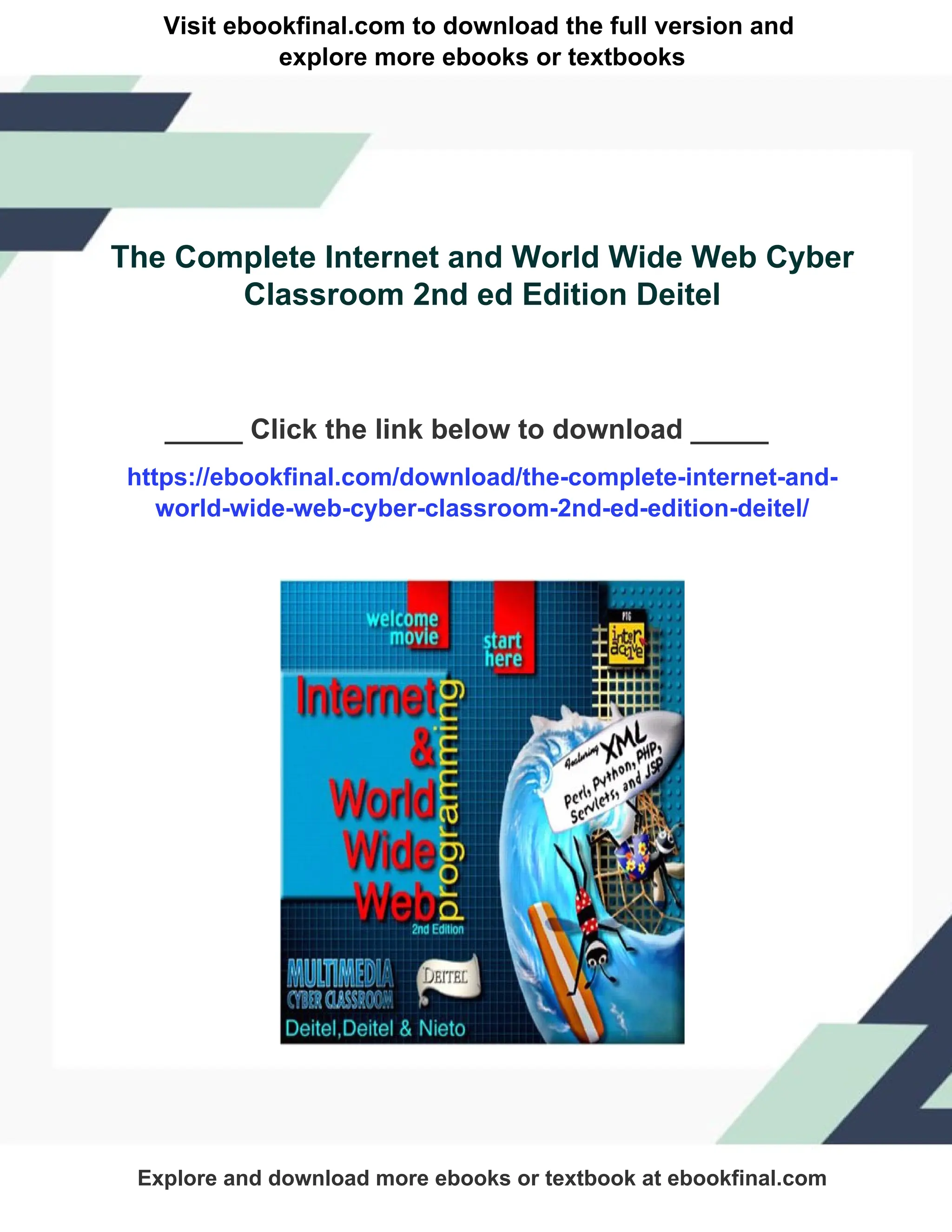 The Complete Internet and World Wide Web Cyber Classroom 2nd ed Edition ...