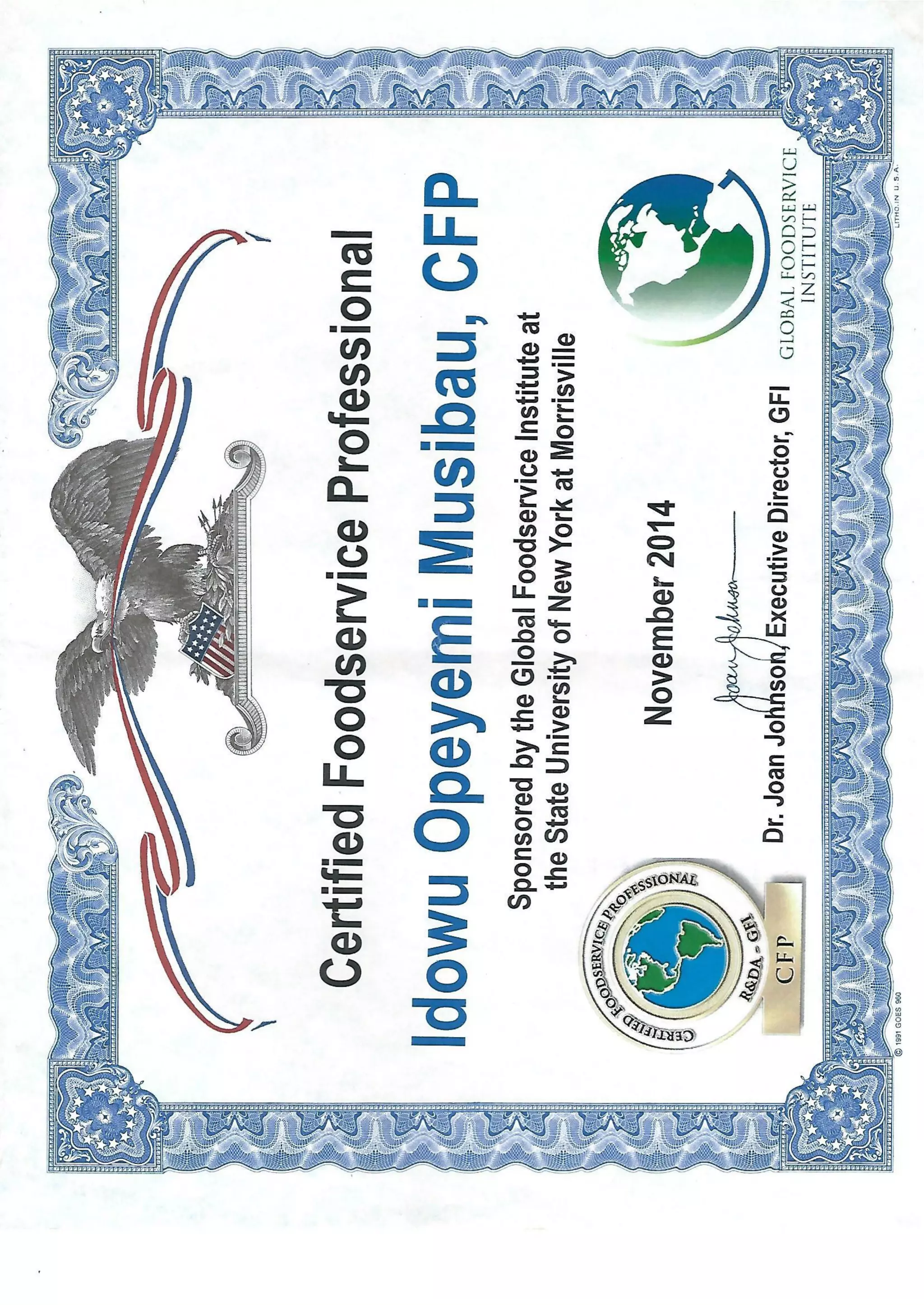 CFP CERTIFICATE | PDF