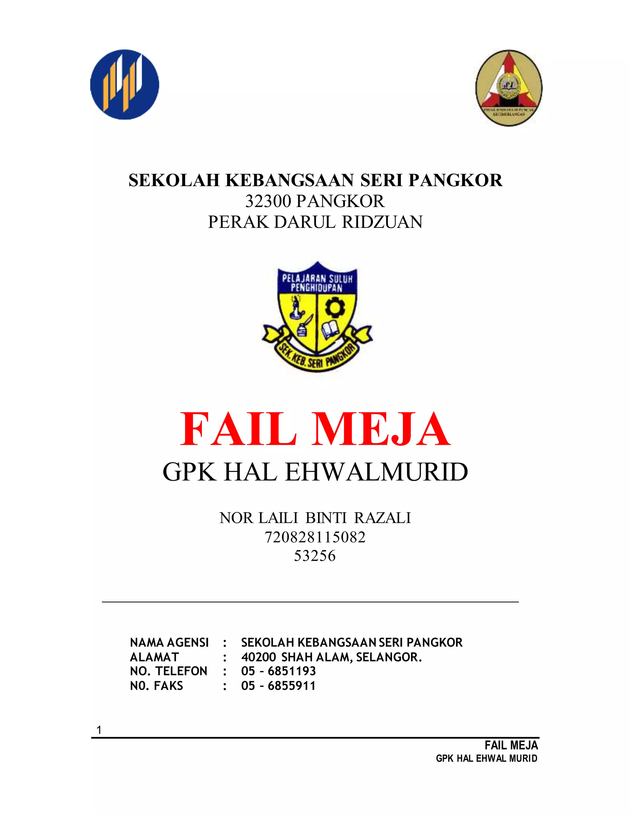 60505853 fail-meja-gpk-hem-sk-shah-alam-1 | PDF