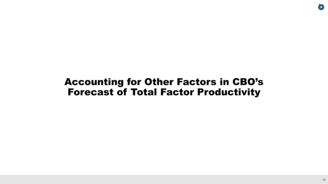 CBO’s Economic Forecast: Understanding Productivity Growth | PPT